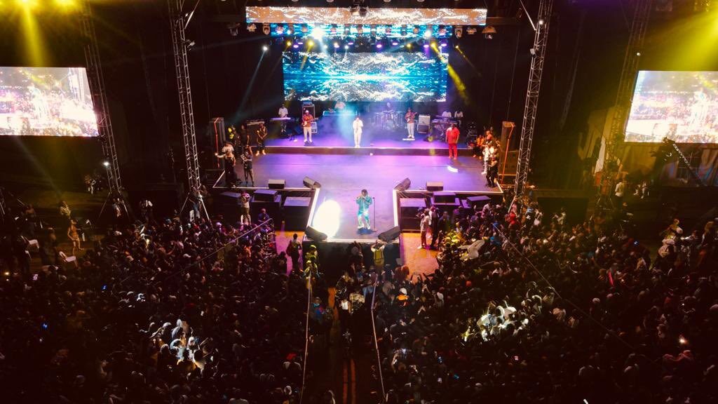 Moments at the FireBoy Kampala Concert - ArtsGlo | Arts with Ecstasy